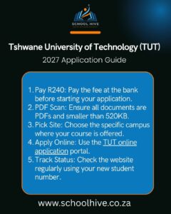 TUT Online Application 2027: Steps and Dates - School Hive