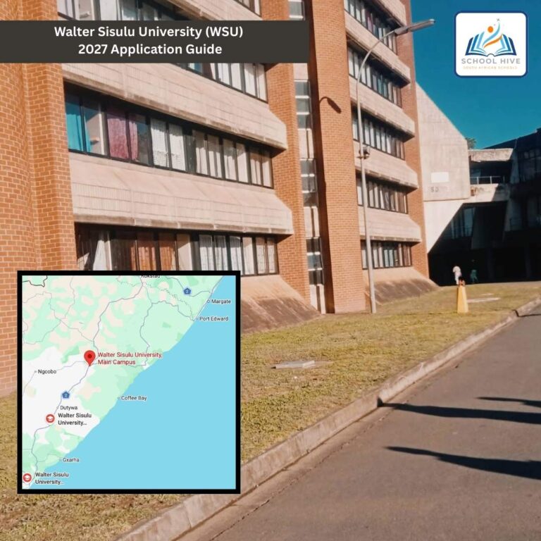 Walter Sisulu University (WSU) 2027 Application Guide - School Hive