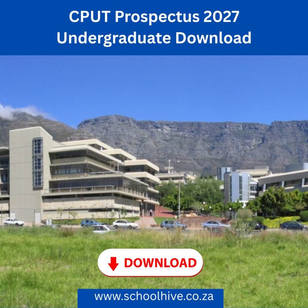 CPUT Prospectus 2027 - Undergraduate - School Hive