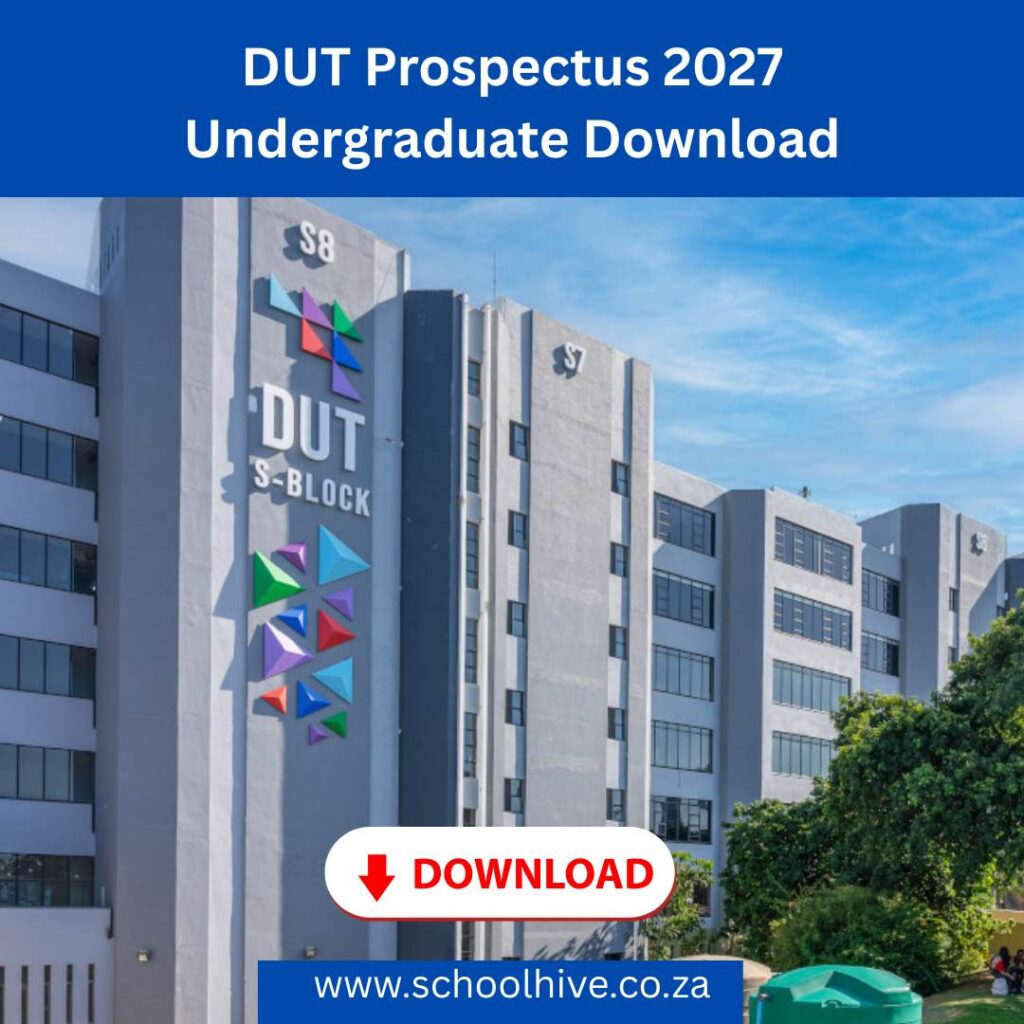 DUT Prospectus 2027 - Undergraduate Courses - School Hive