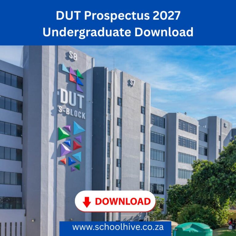 DUT Prospectus 2027 - Undergraduate Courses - School Hive