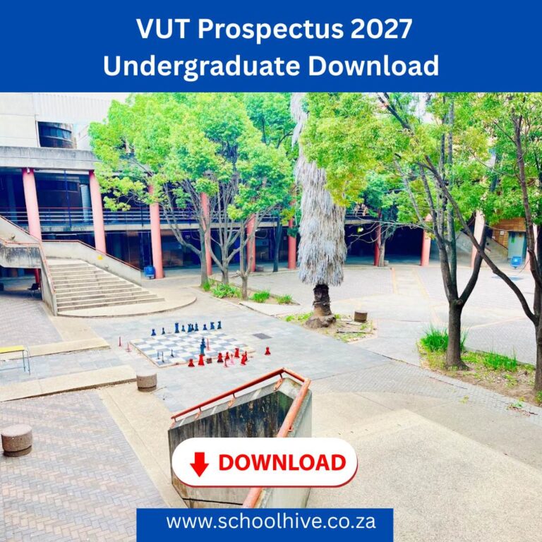Vaal University of Technology (VUT) Prospectus 2027 - School Hive